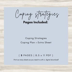Coping Strategies Bundle, Identify Coping Strategies That Work for You ...