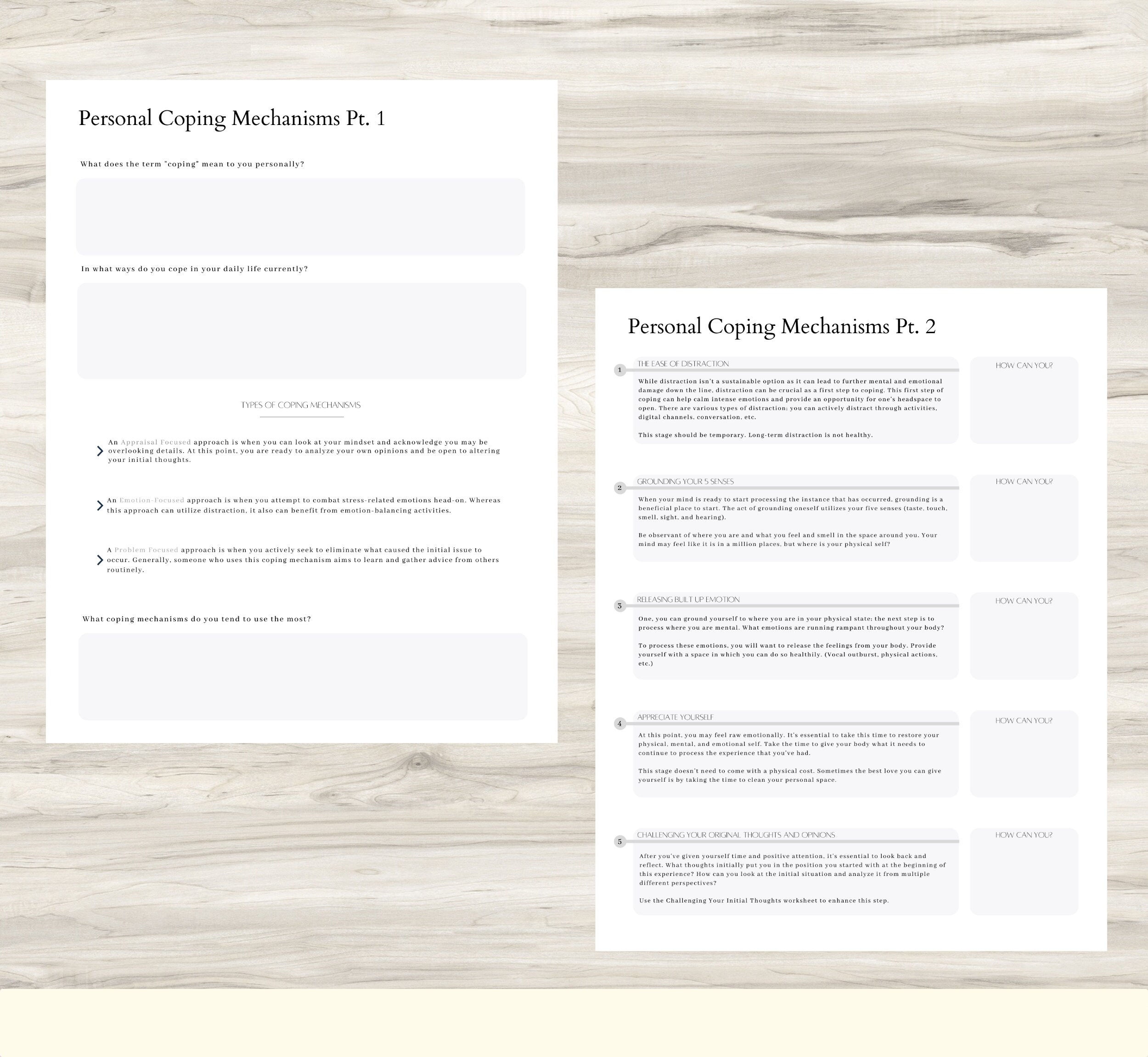 Coping Mechanisms Coping Skills Coping Skills for Kids - Etsy