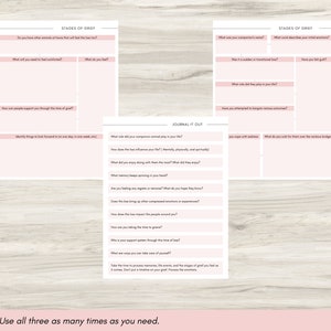 Pet Loss Grief Processing Journal, Remembrance Journal, Guided Pet ...