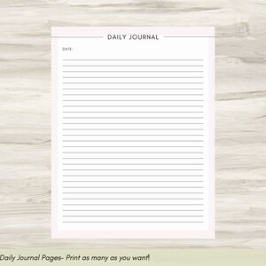 Conversation Journal Prompts: Mental Health, Self Care (PDF Download ...