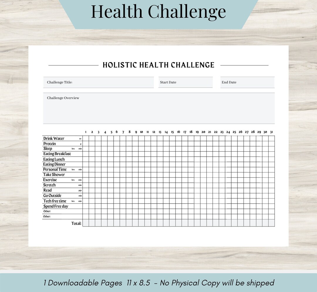 Monthly Health Challenges – Wellness Challenges And Challenges – GAWPGS