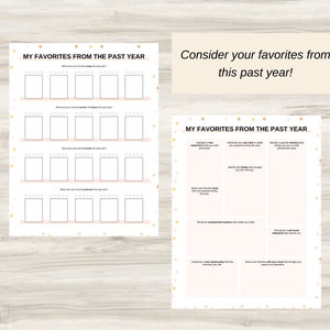 New Year's Printables 2023 Year in Review 2024 Resolutions New Year's ...