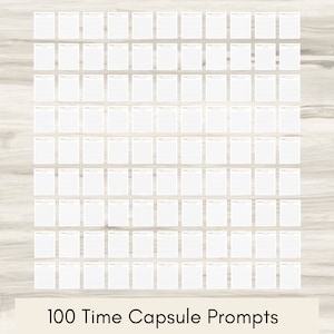 Time Capsule Journal Prompts, Self-reflection, Mindful Prompts for ...