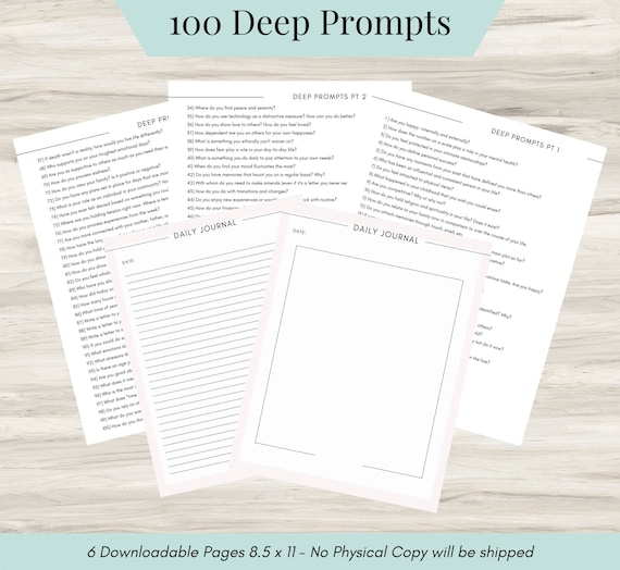 100 Journal Topics