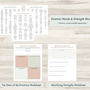 Anxiety Journal, Therapy Journal Worksheets, Digital Mental Health ...
