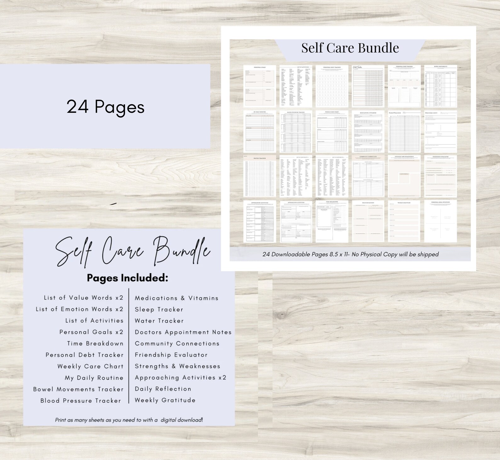 Mental Health Bundle Therapy Journals Mental Health - Etsy