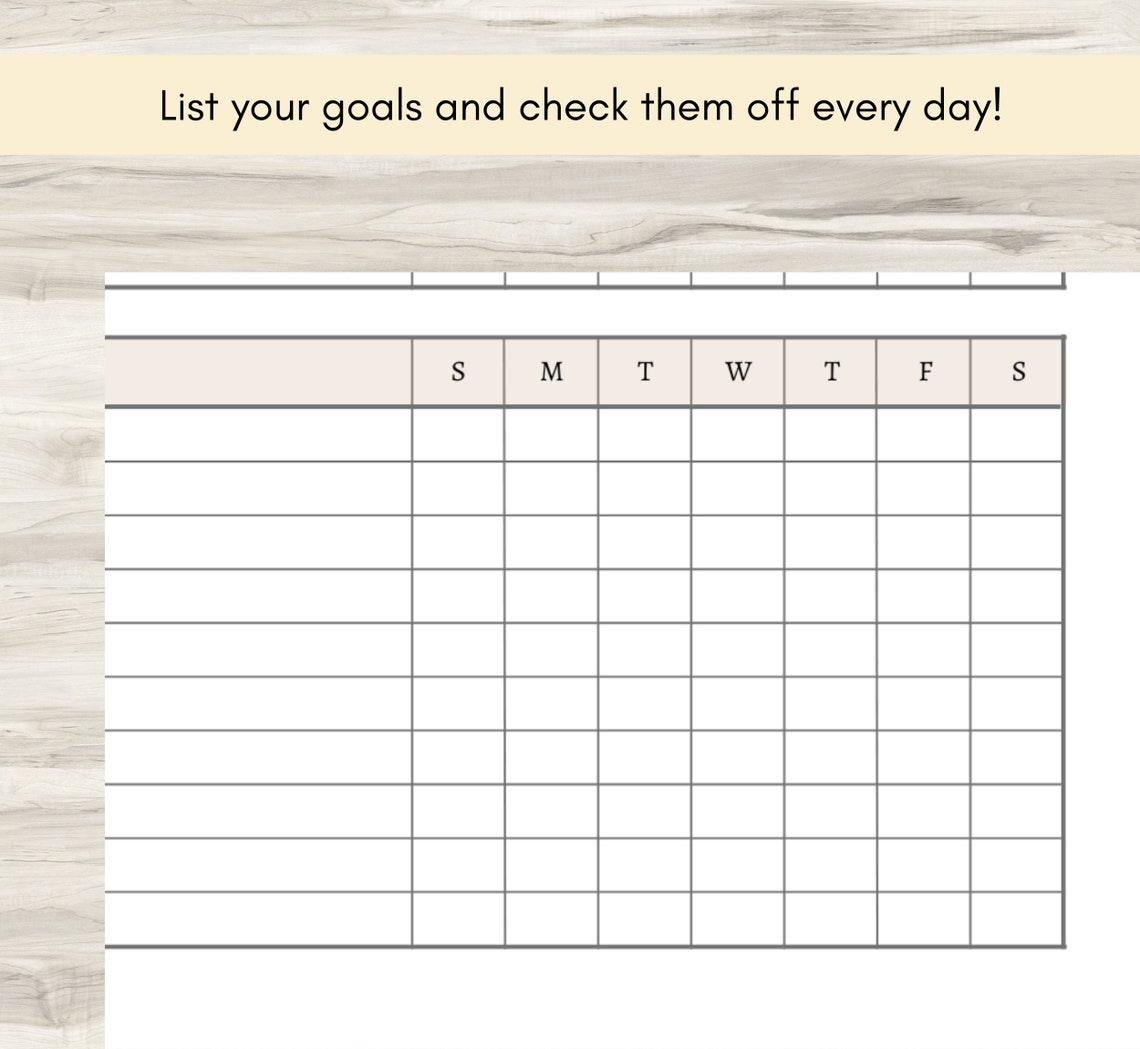 My Daily Routine Sheet Daily Routine Planner Self Care | Etsy