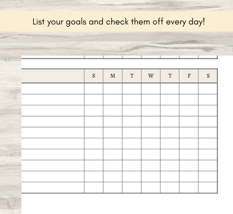 My Daily Routine Sheet Daily Routine Planner Self Care | Etsy