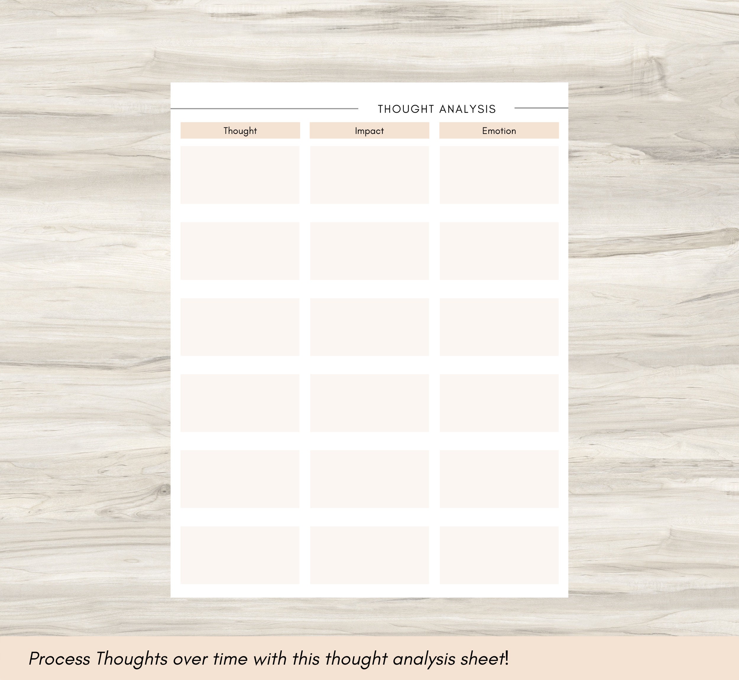 Trigger Processing Digital Thought Processing Journal Pages - Etsy UK