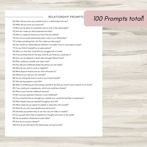 Relationship Journal Prompts, Mental Health Journal, Self Care Journal ...