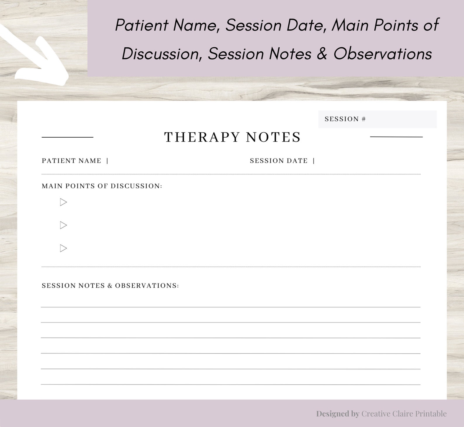 Therapist Note Sheets, Therapist Worksheet, Therapist Note Template ...