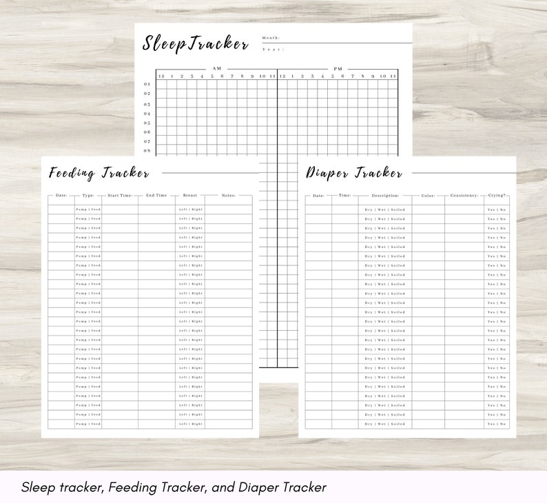 Baby Health Log Newborn Journal Baby Journal Postpartum - Etsy