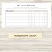 My Daily Routine Sheet, Daily Routine Planner, Self Care Checklist ...