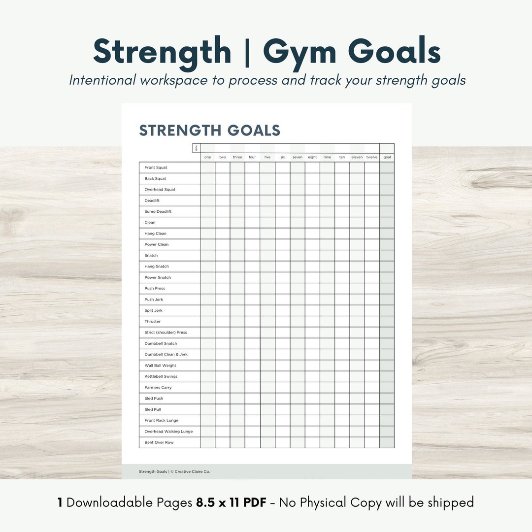 Strength Tracker: Crush Your Fitness Goals | Gym, Workout, Training ...