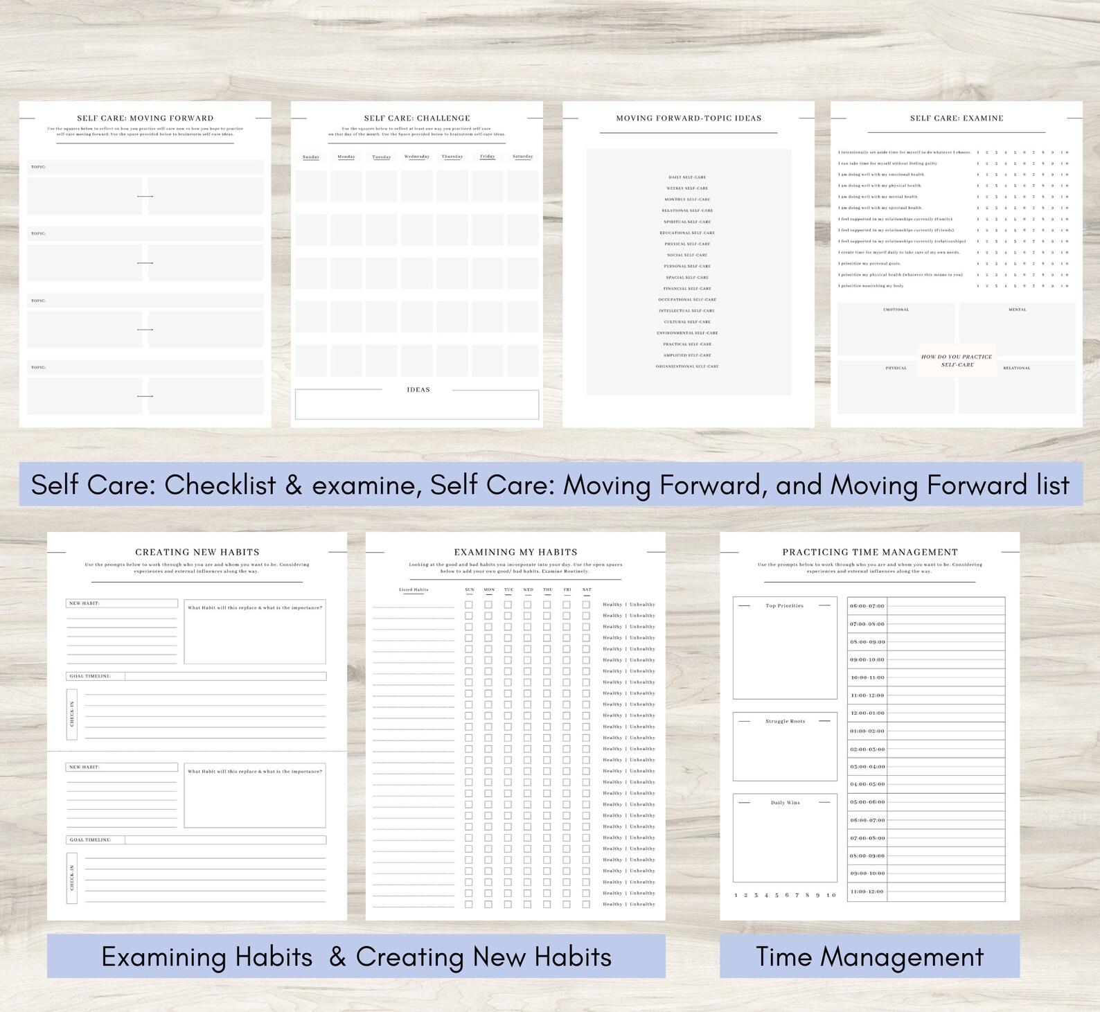 Anxiety Journal 2 Therapy Journal Worksheets Digital Mental - Etsy
