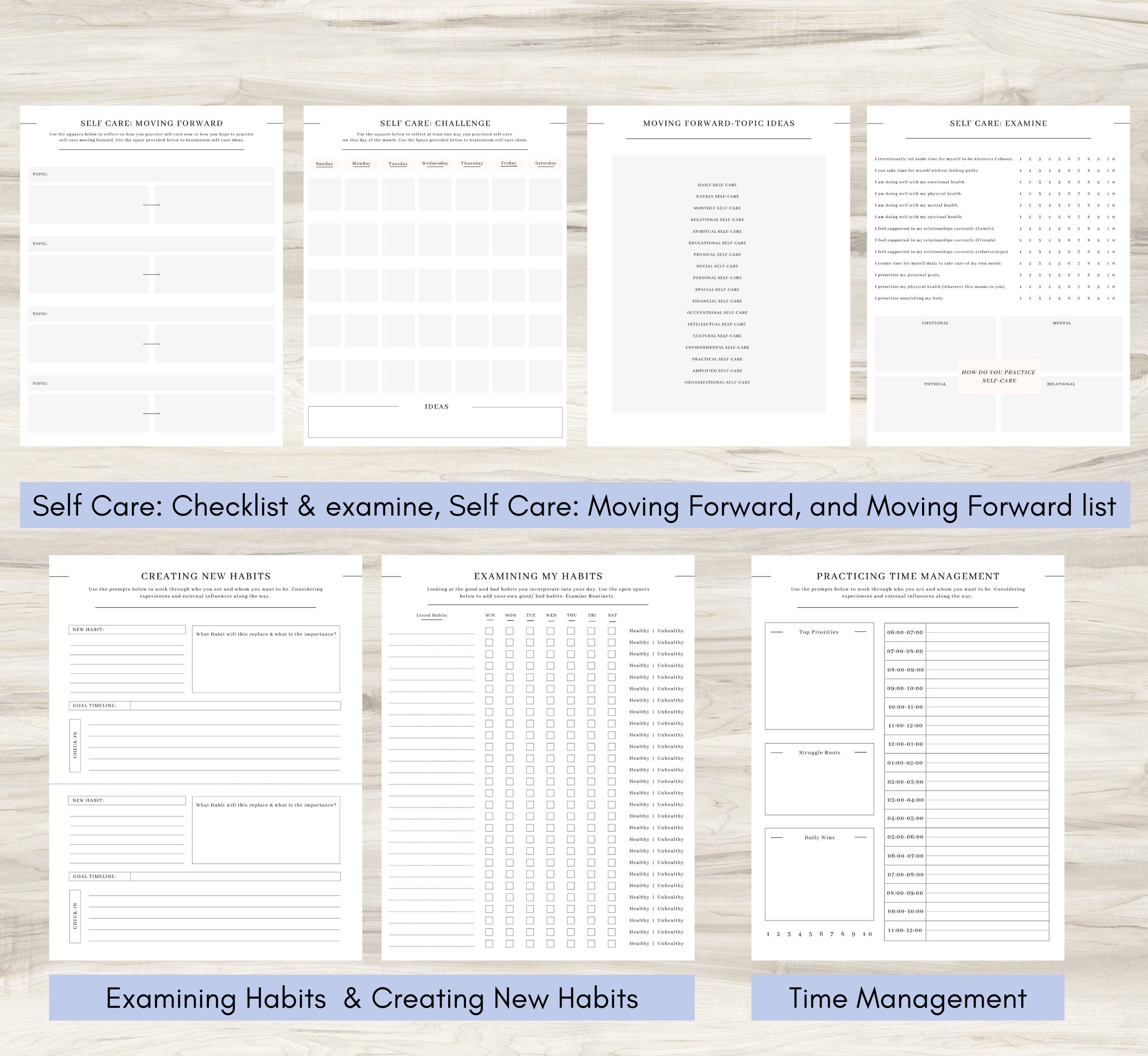 Anxiety Journal 2 Therapy Journal Worksheets Digital Mental - Etsy