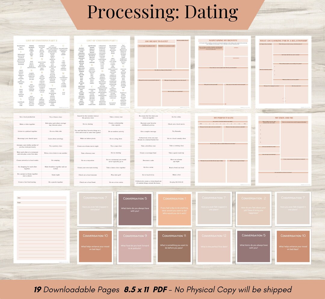Dating Journal: Conversation Prompts, Relationship Therapy | Couples ...