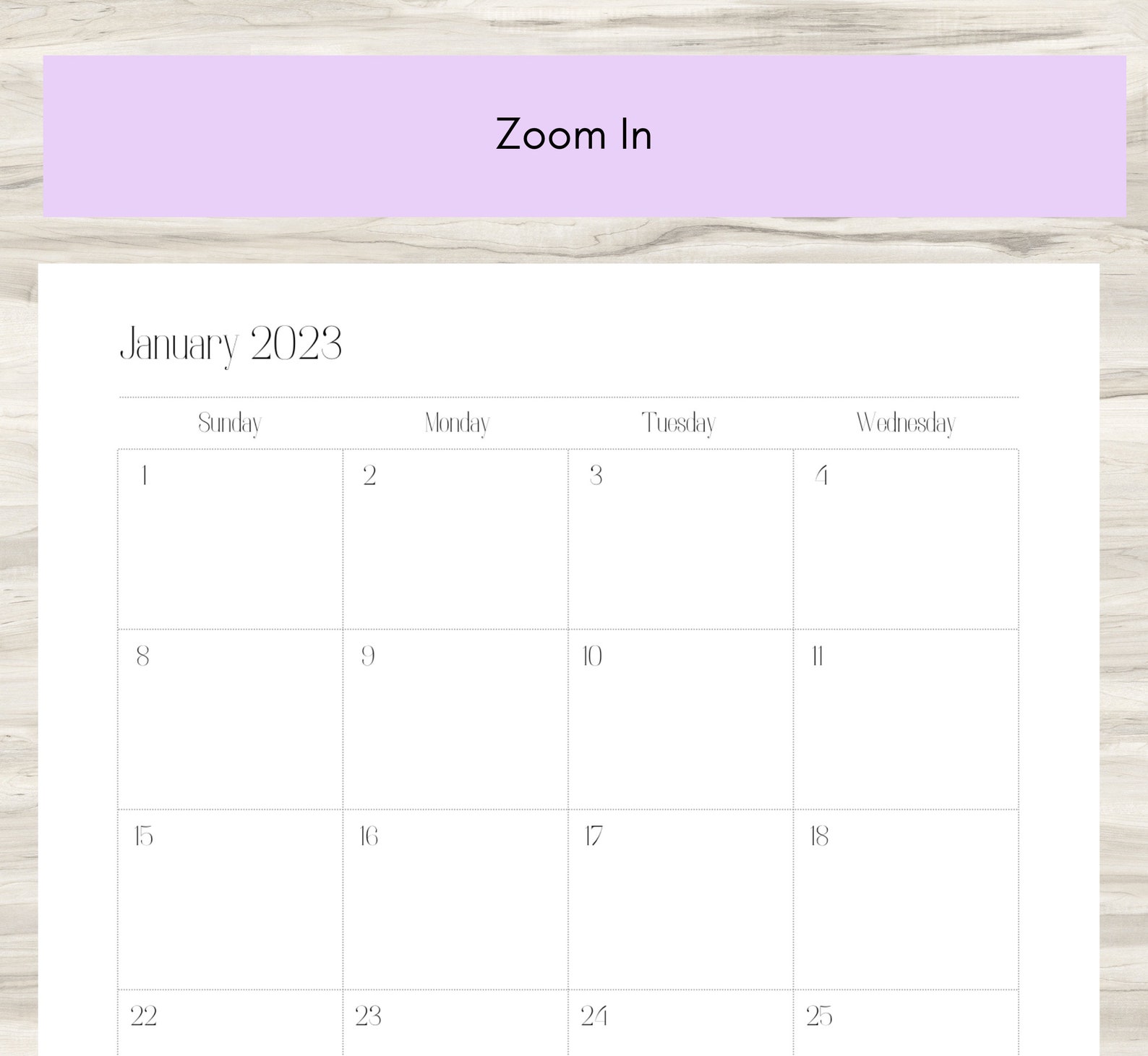 2023 Dated Monthly Calendar 2023 Planner 2023 Digital - Etsy