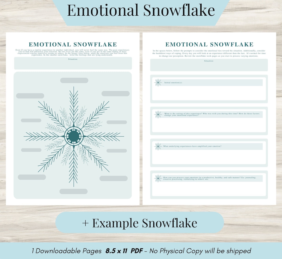 Emotional Snowflake, Emotion Processing, Process a Traumatic Experience ...