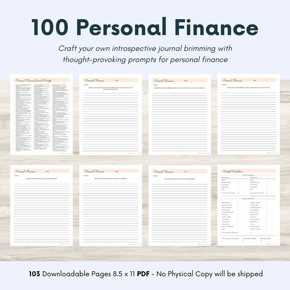 Free Personal Finance Worksheets