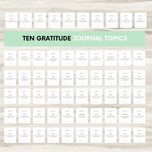 Gratitude Journal Prompts: Daily Reflection Cards (digital Download) - Etsy