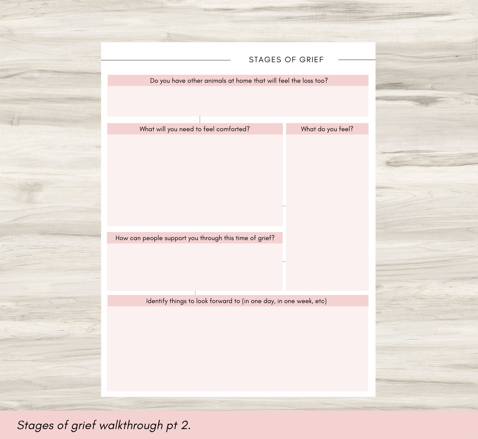 Pet Loss Grief Processing Journal Remembrance Journal Guided - Etsy