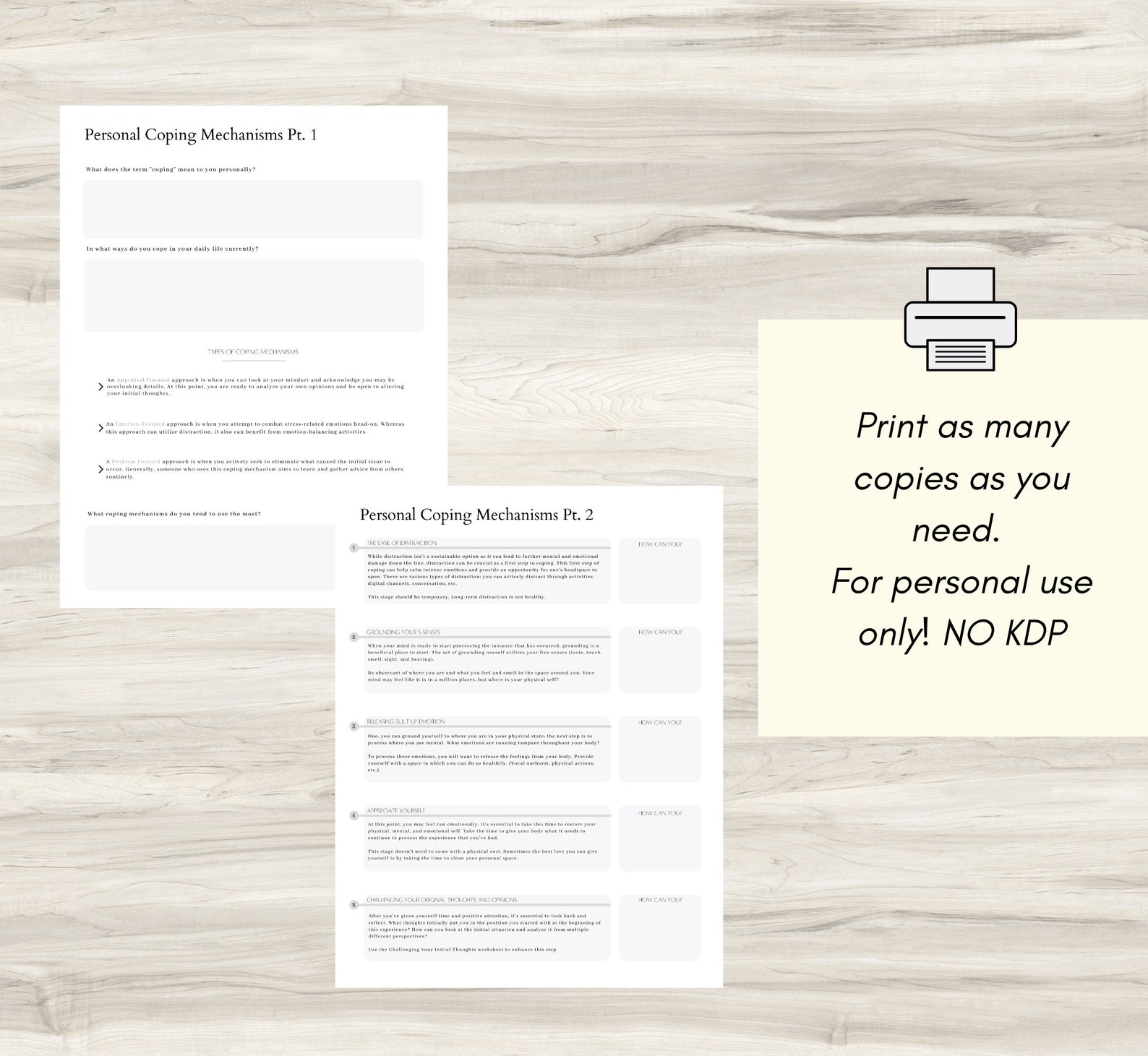 Coping Mechanisms Coping Skills Coping Skills for Kids - Etsy