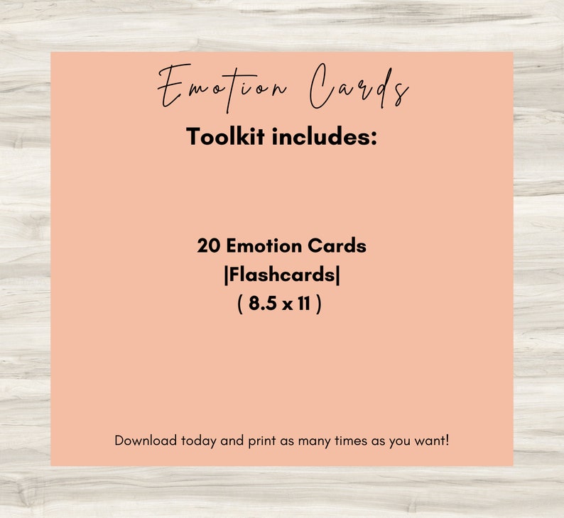 Emotion Flashcards for Feelings & Emotion Regulation - Etsy