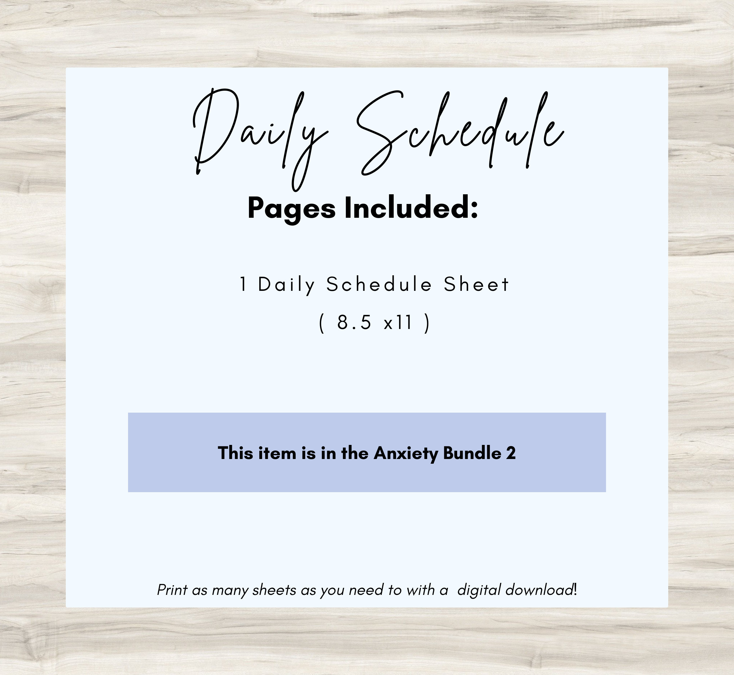 Daily Schedule Sheet, Daily Planner Printable, Daily Planner 2026 ...