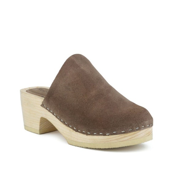 Suede Clogs - Etsy