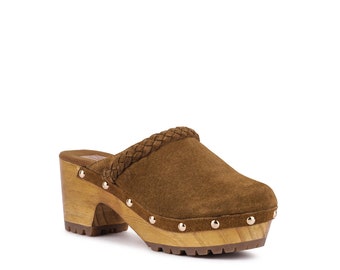 Suede Clogs - Etsy