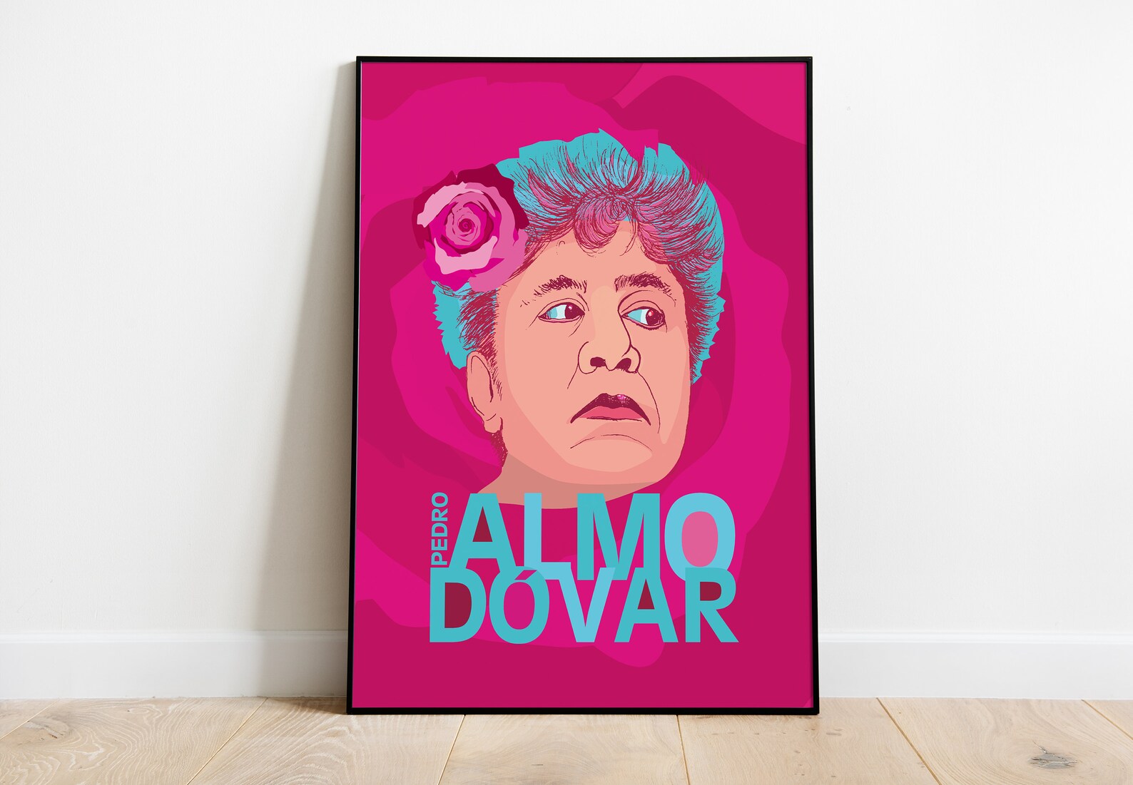 Pedro Almodovar Poster, Almodovar Art Print, Pedro Almodovar Portrait ...