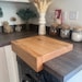XL Lipped Oak Chopping Block - Solid Oak Dough Board - Oak Counter ...