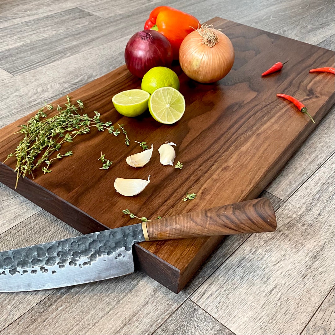 Extra Large Walnut Chopping Board - Black Walnut Heavy Duty Thick ...