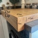 XL Lipped Oak Chopping Block - Solid Oak Dough Board - Oak Counter ...