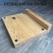 XL Lipped Oak Chopping Block - Solid Oak Dough Board - Oak Counter ...