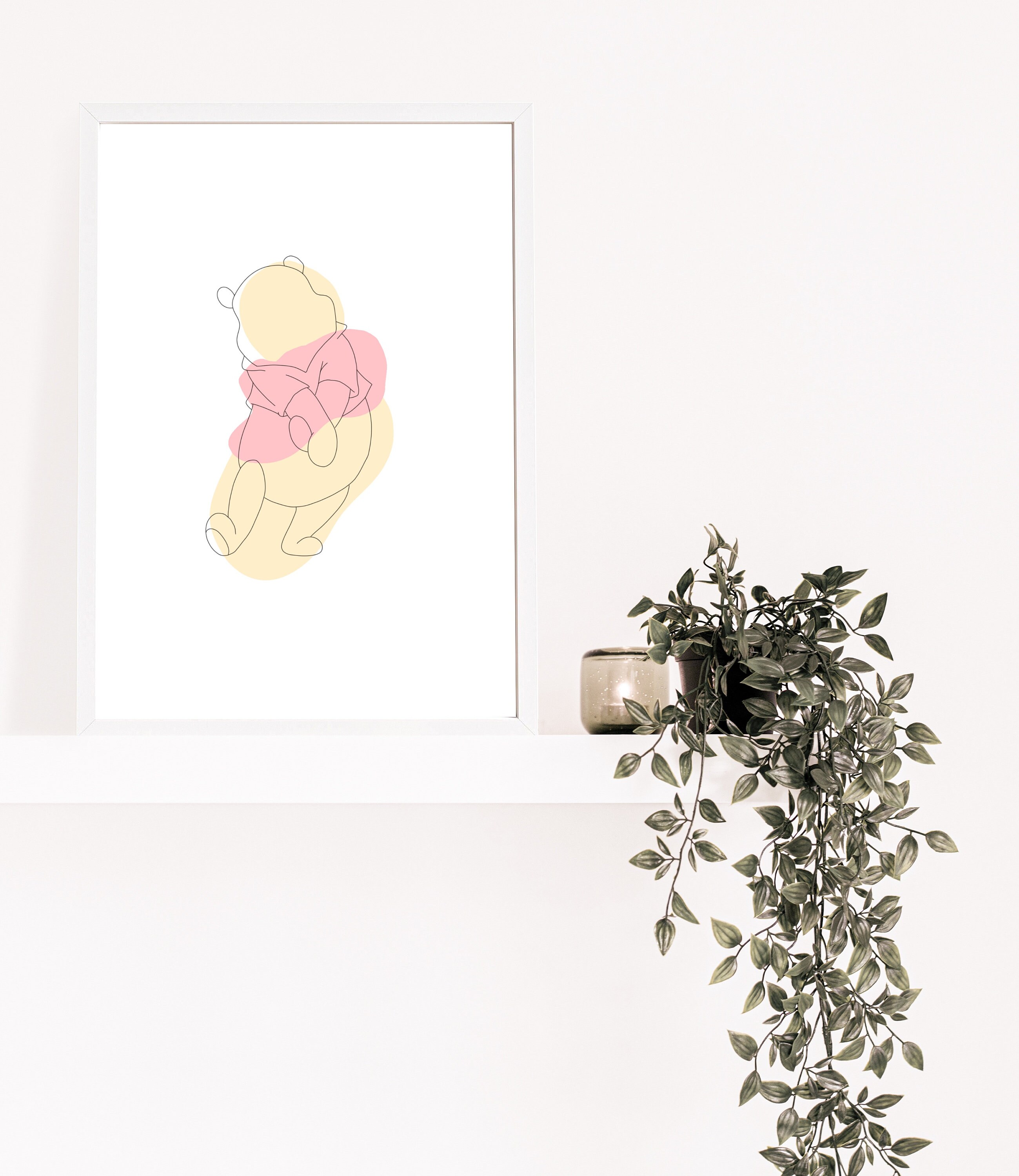 Winnie the Pooh Art Print Digital Download Aesthetic Room Decor ...