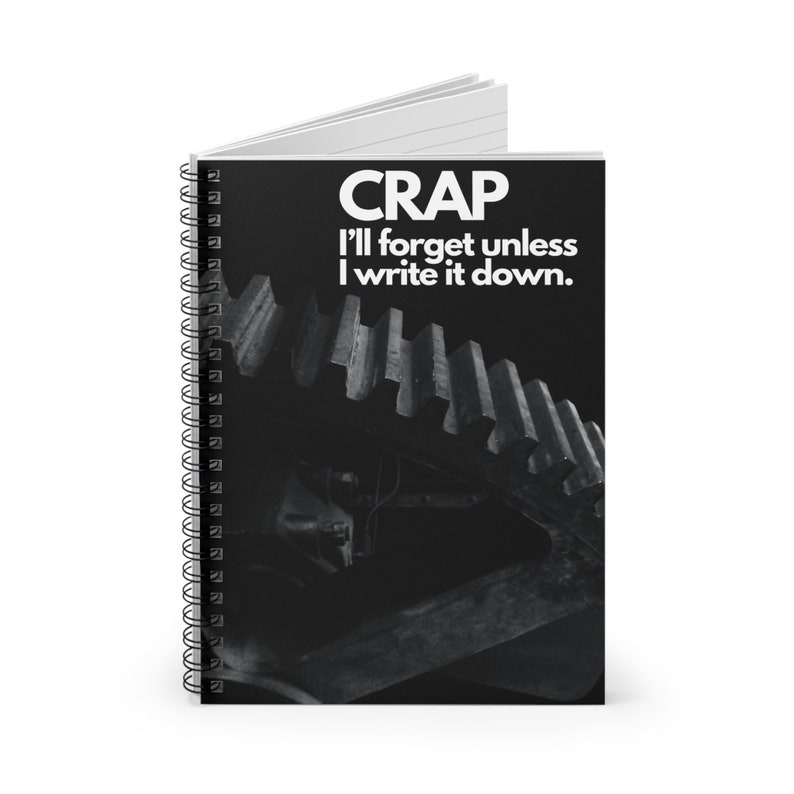 Crap I'll Forget Unless I Write It Down Funny Journal - Etsy