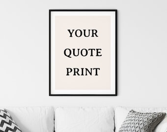 Quote Prints Quotes Quote Posters Quote Wall Art Custom - Etsy