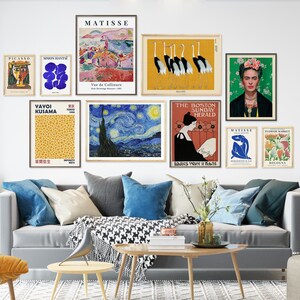 Gallery Wall Art Set of 10 Eclectic Print Set Abstract Poster Printable ...