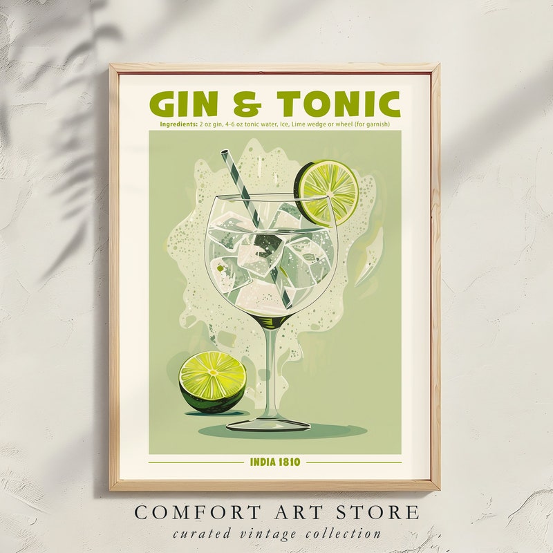 Gin Poster - Etsy