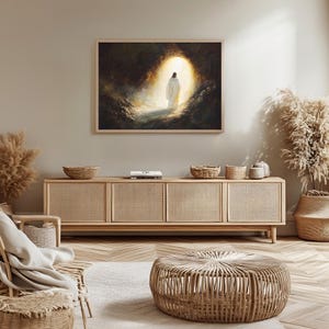 Easter Wall Art Resurrection Jesus Easter Printable Vintage Christian ...