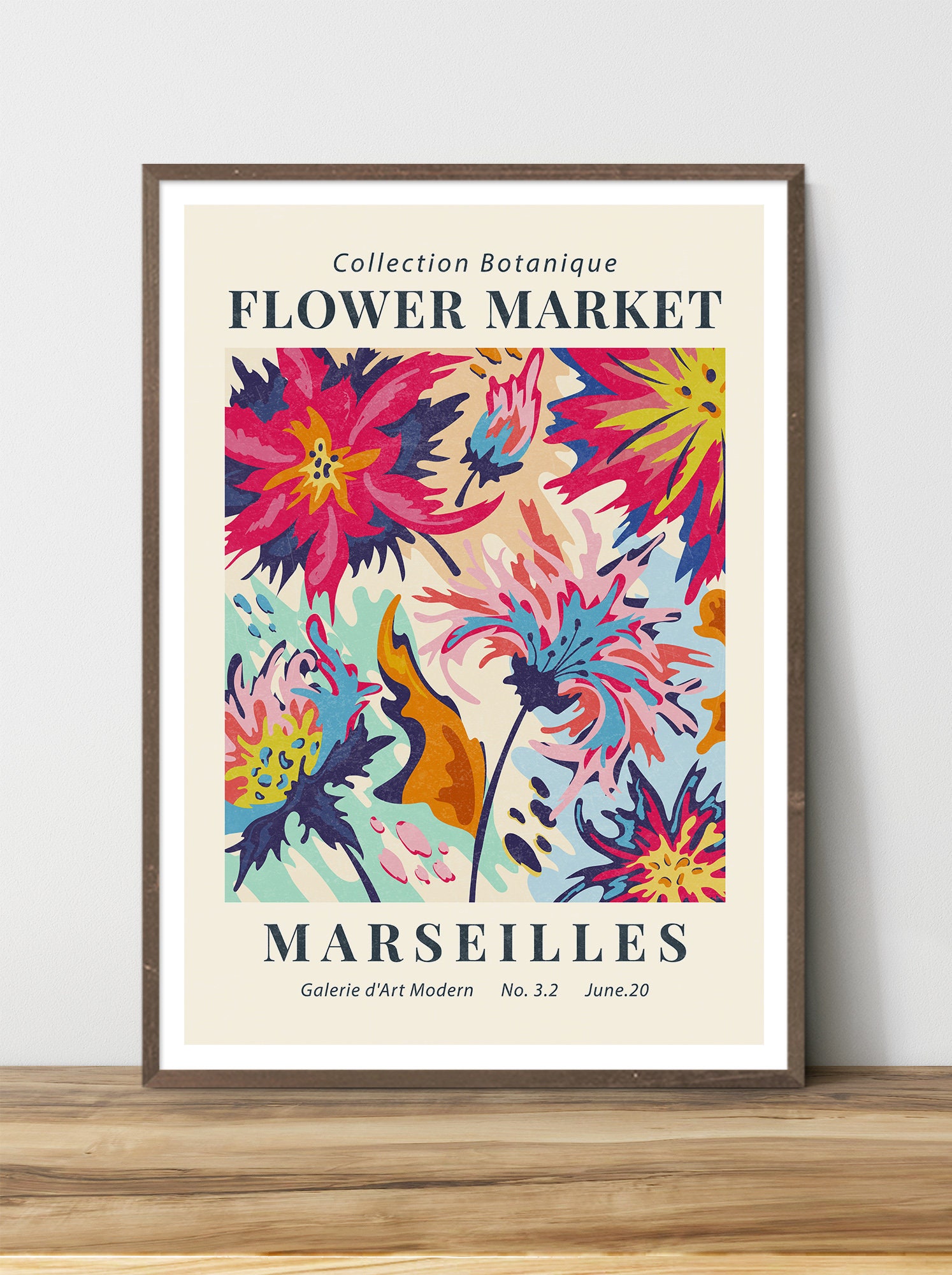 Flower Market Print Gallery Wall Art Botanical Print Floral - Etsy
