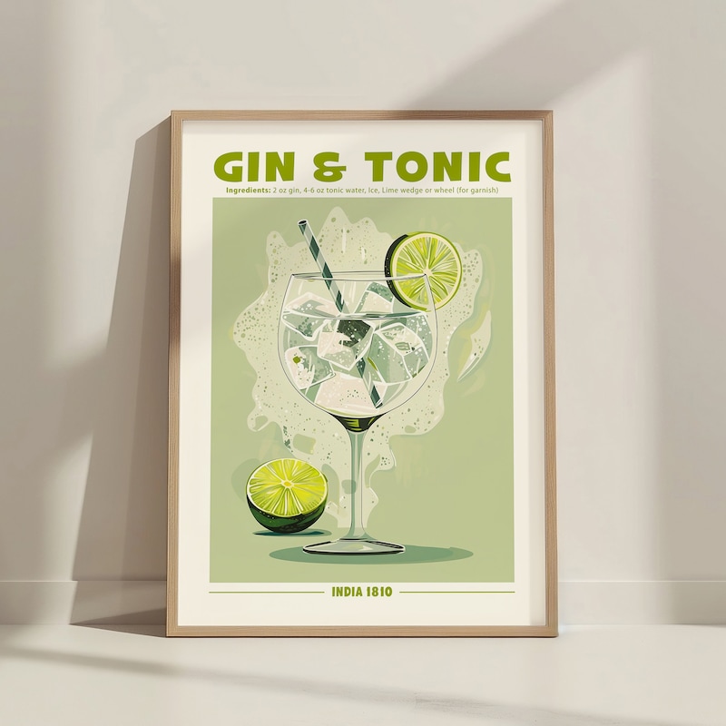 Gin Poster - Etsy