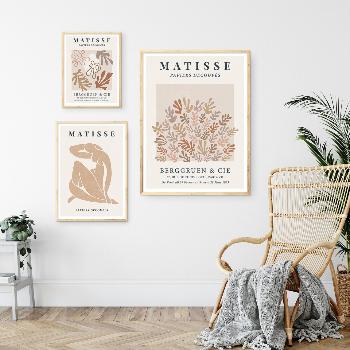 Matisse Print Set of 3 Henri Matisse Printable Boho Museum Exhibition ...