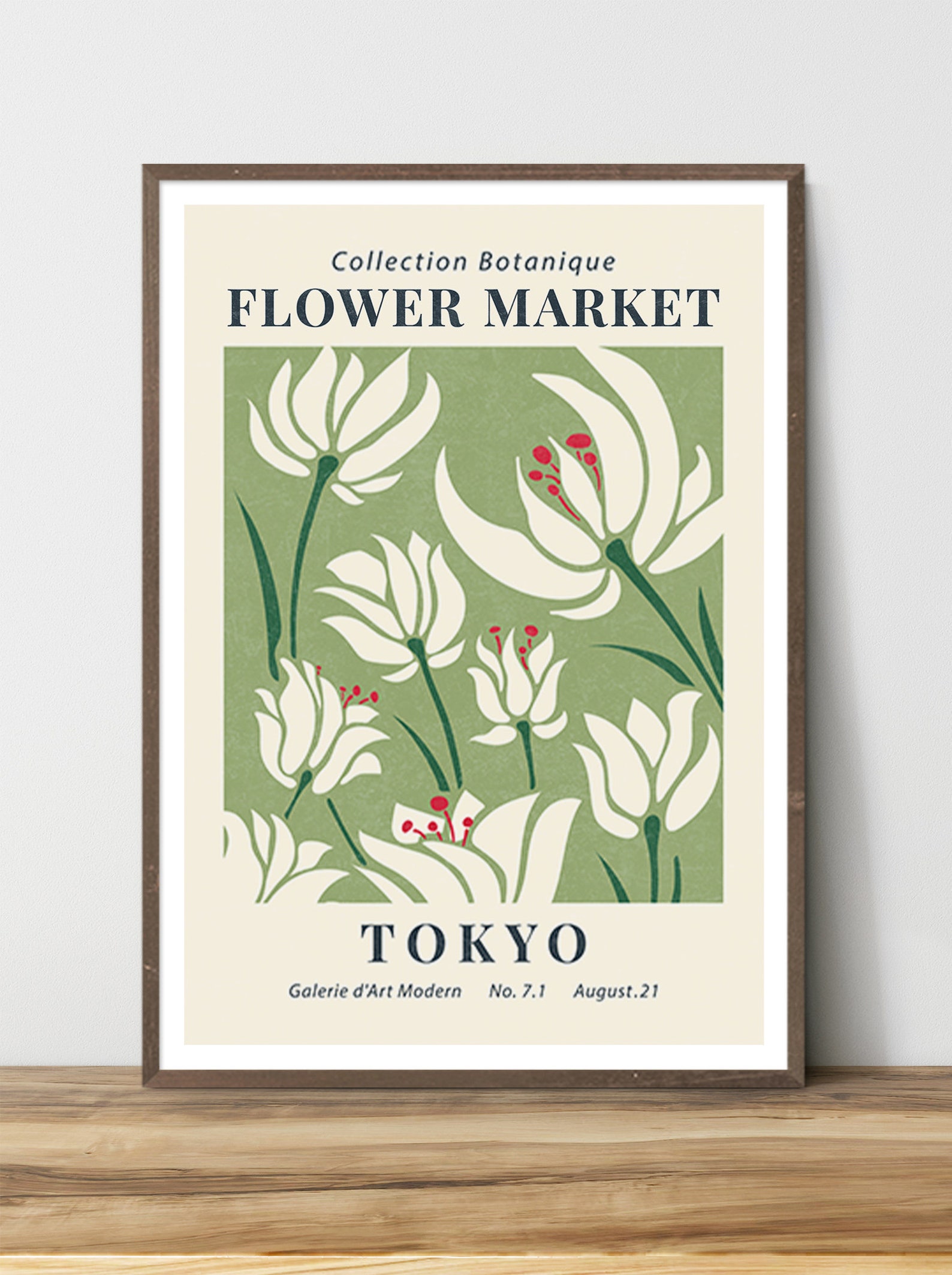 Flower Market Print Set of 9 Wall Art Spring Flowers Floral - Etsy