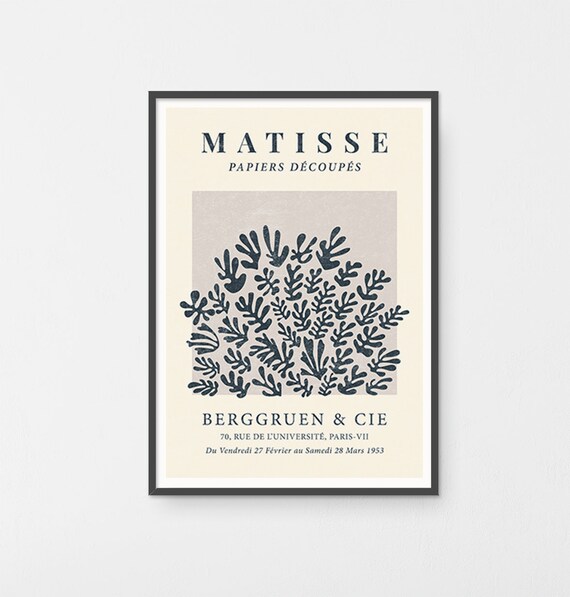 Matisse Print Henri Matisse Printable Boho Museum Exhibition | Etsy