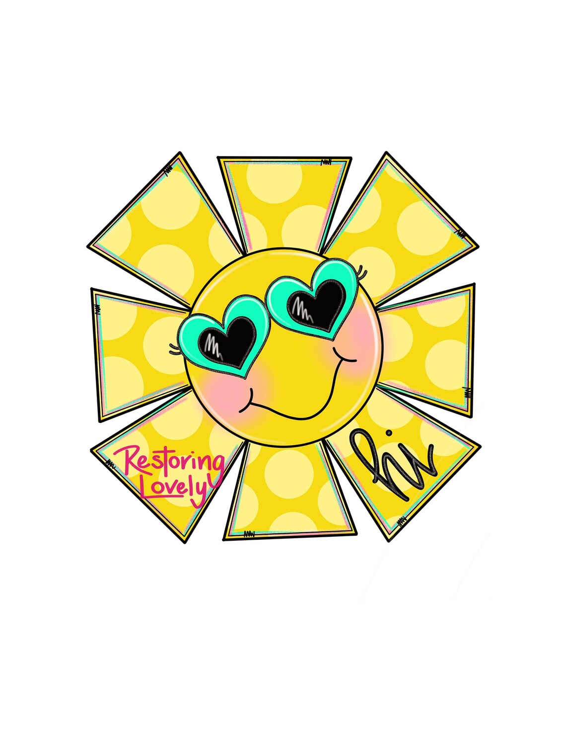 Template Sun Door Hanger Template Summer Door Hanger Etsy