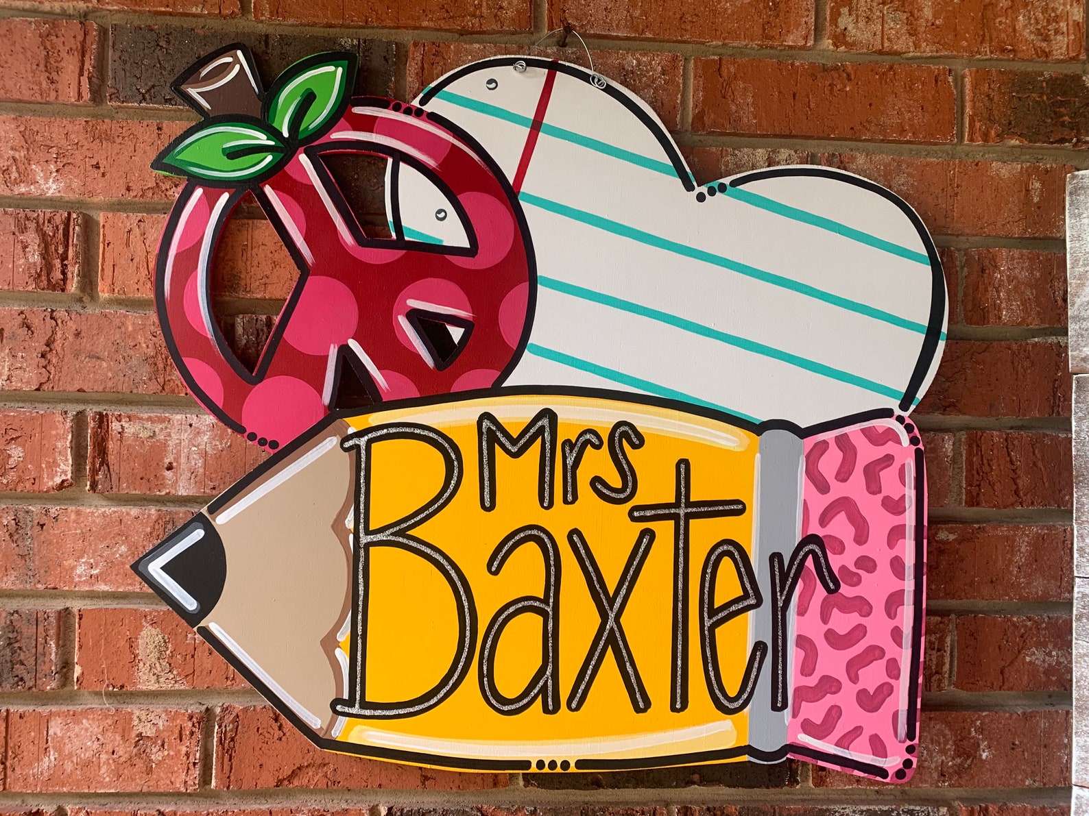 TEMPLATE Teacher Door Hanger Template Classroom Door Hanger | Etsy