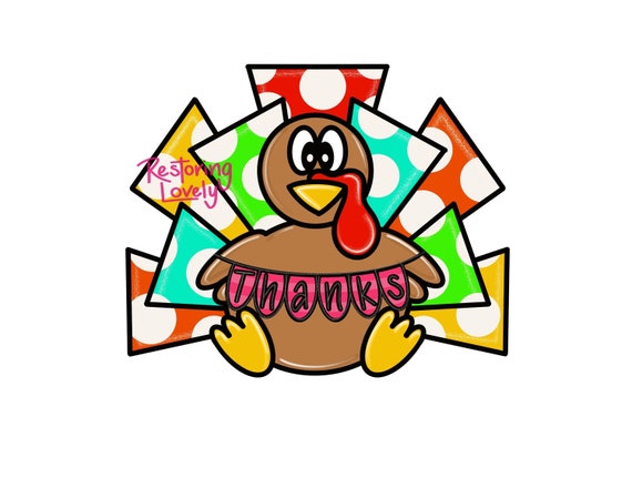Template Turkey Door Hanger Template Thanksgiving Door Etsy